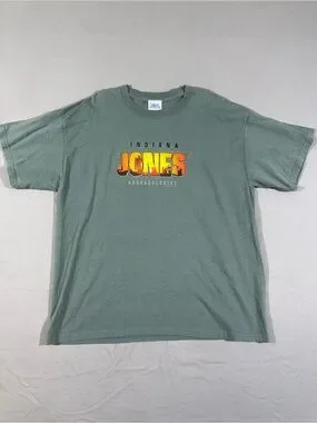 Disney | Shirts | Vintage Disney Indiana Jones 3d Logo Tshirt | Poshmark
